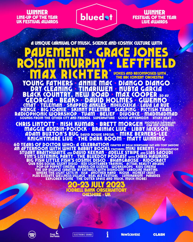 Bluedot 2023 line up revealed - Jodrell Bank